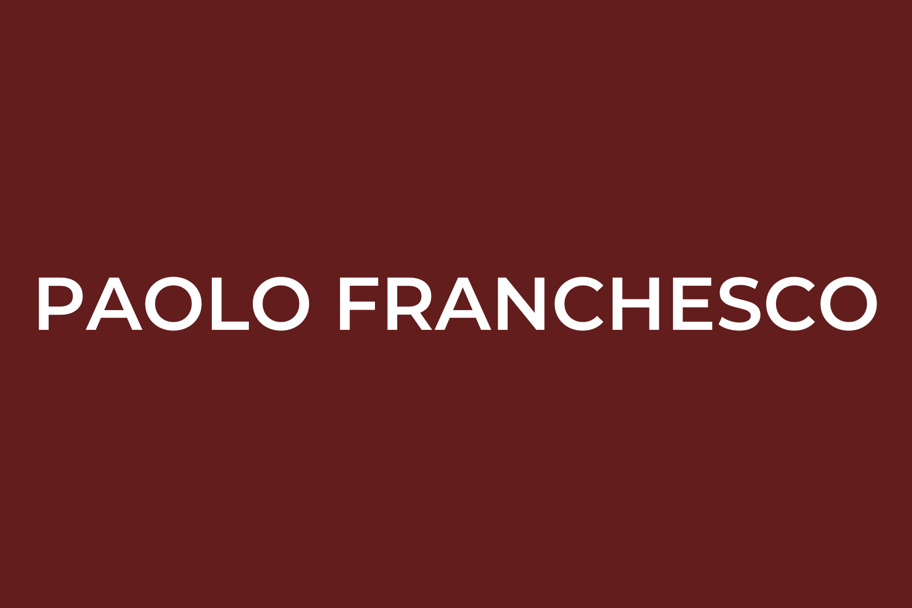 The Story – PAOLO FRANCHESCO